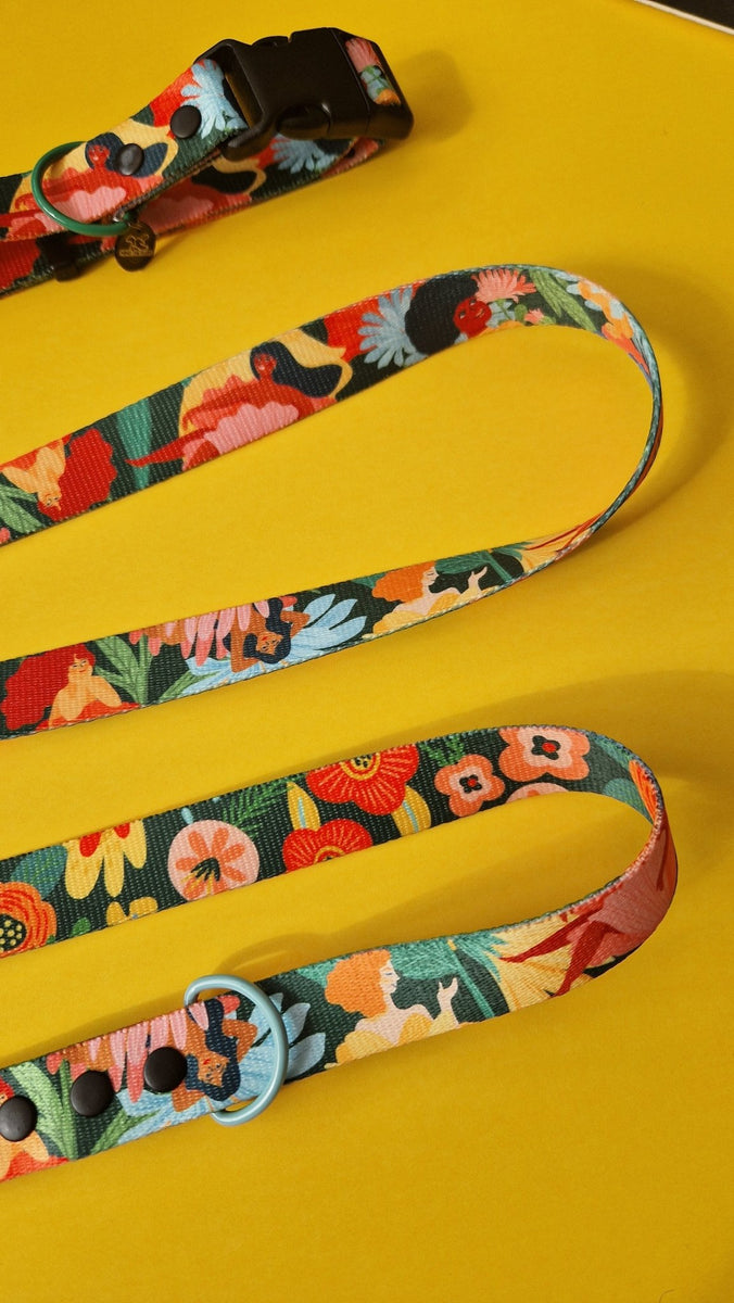 Loud and Proud Double Clip DOG LEAD – Mind The Fluff